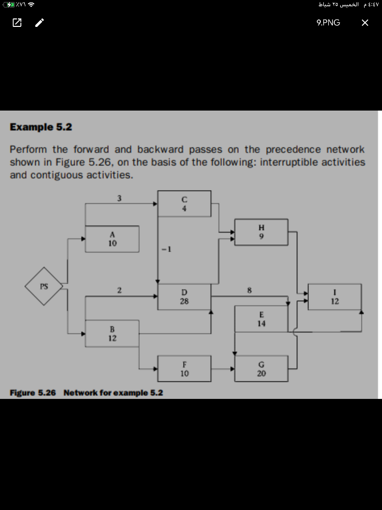 Solved 277 4:47 م الخميس ۲۵ شباط 9.PNG х Example 5.2 Perform | Chegg.com