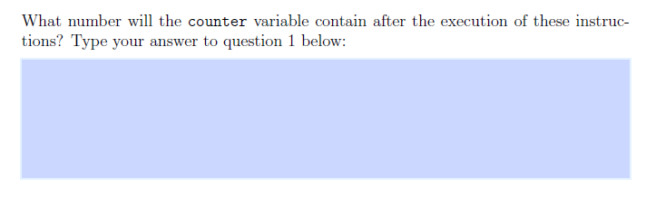 Solved 1. The counter variable, which is shared among two | Chegg.com
