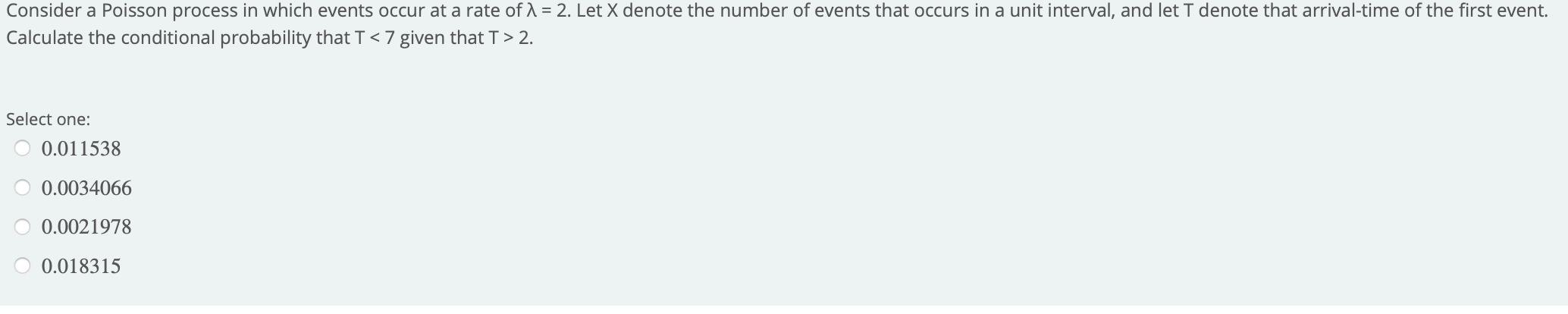 Solved Consider a Poisson process in which events occur at a | Chegg.com