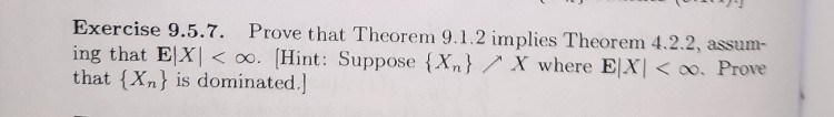 Solved Exercise 9.5.7. Prove that Theorem 9.1.2 implies | Chegg.com