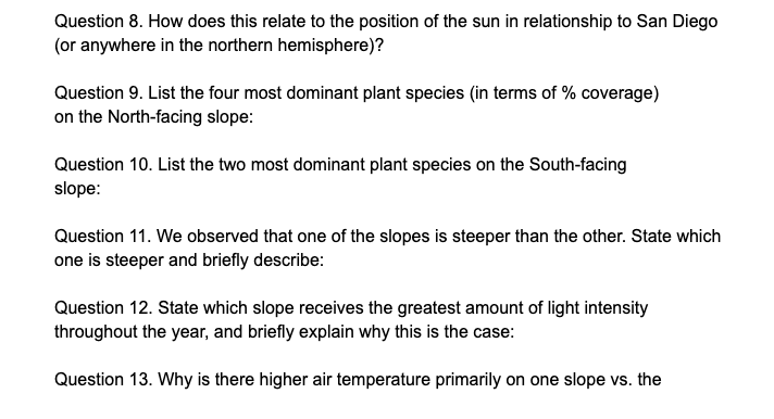 Solved Question 1. List several ways chaparral plants are | Chegg.com
