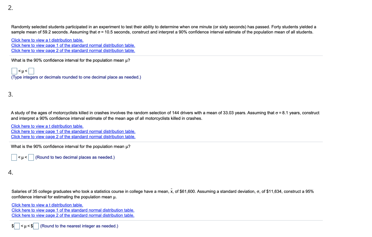 Solved 2. Randomly selected students participated in an | Chegg.com