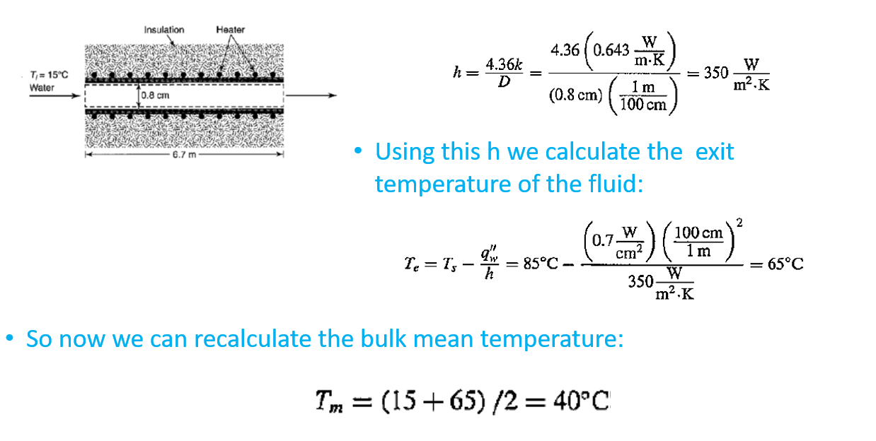 Solved Convection in a pipe with a constant heat flux at the | Chegg.com
