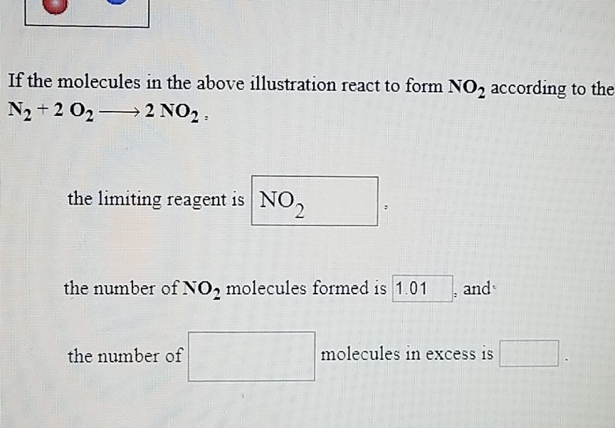 If the molecules in the above illustration react to | Chegg.com