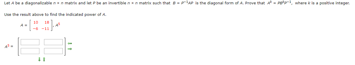 Solved Let A be a diagonalizable n x n matrix and let P be | Chegg.com