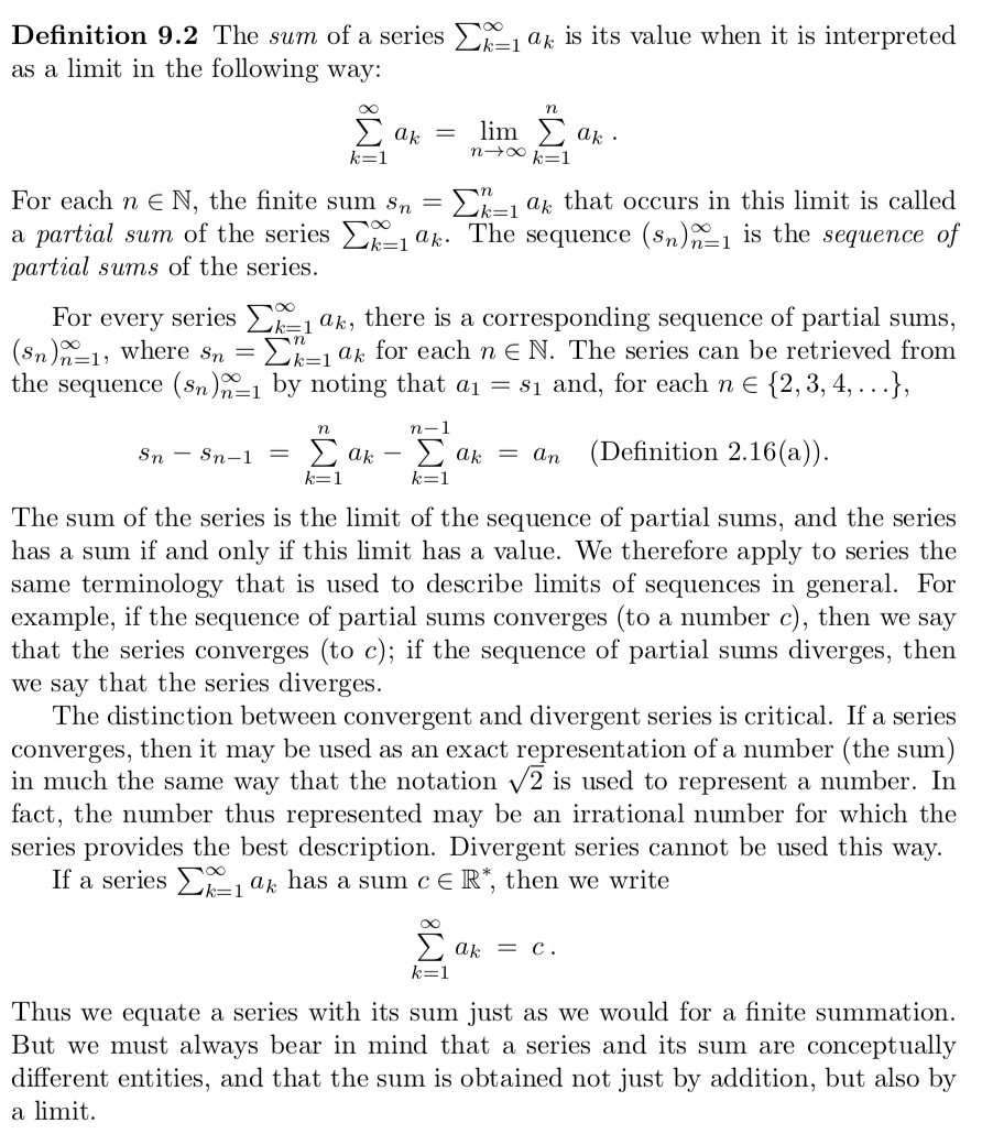 Solved 4. Given any real sequence (ak)=1, the product II=1 | Chegg.com