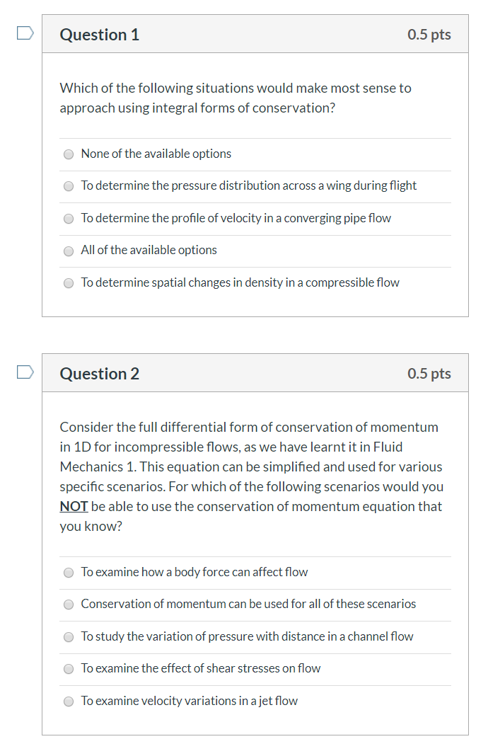 Solved Question 3 0.5 pts You are designing a new prototype | Chegg.com