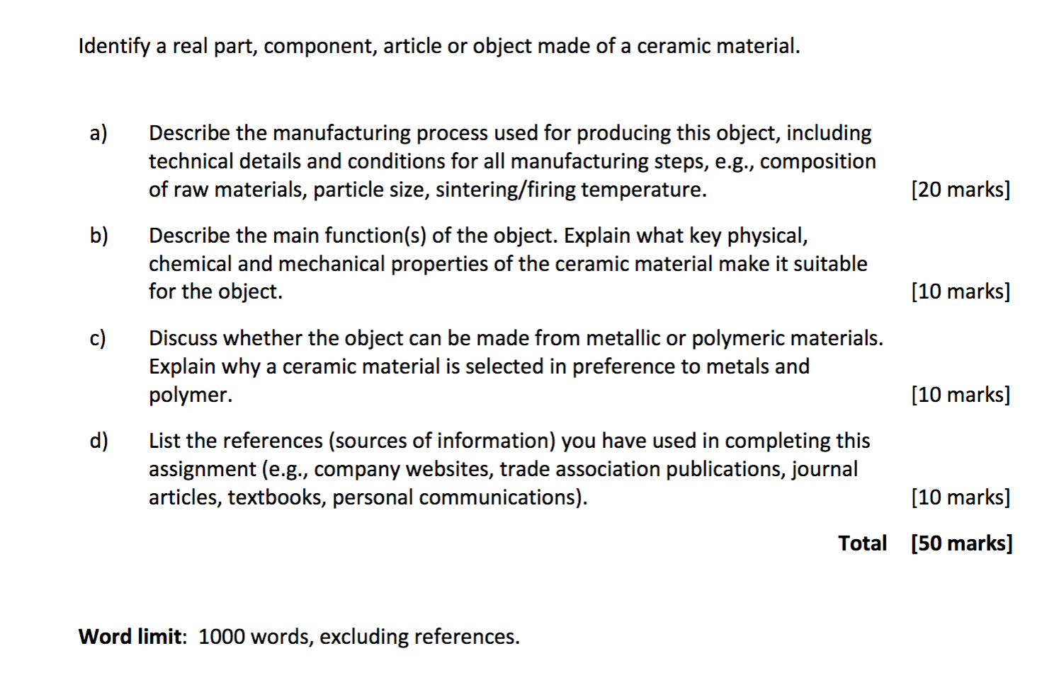 Solved Identify a real part, component, article or object | Chegg.com