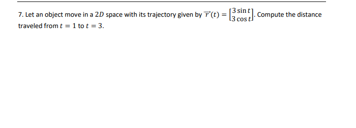 Solved 7. Let an object move in a 2D space with its | Chegg.com