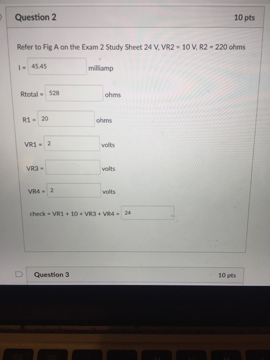 Solved D Question 1 10 p R1 R2 R3