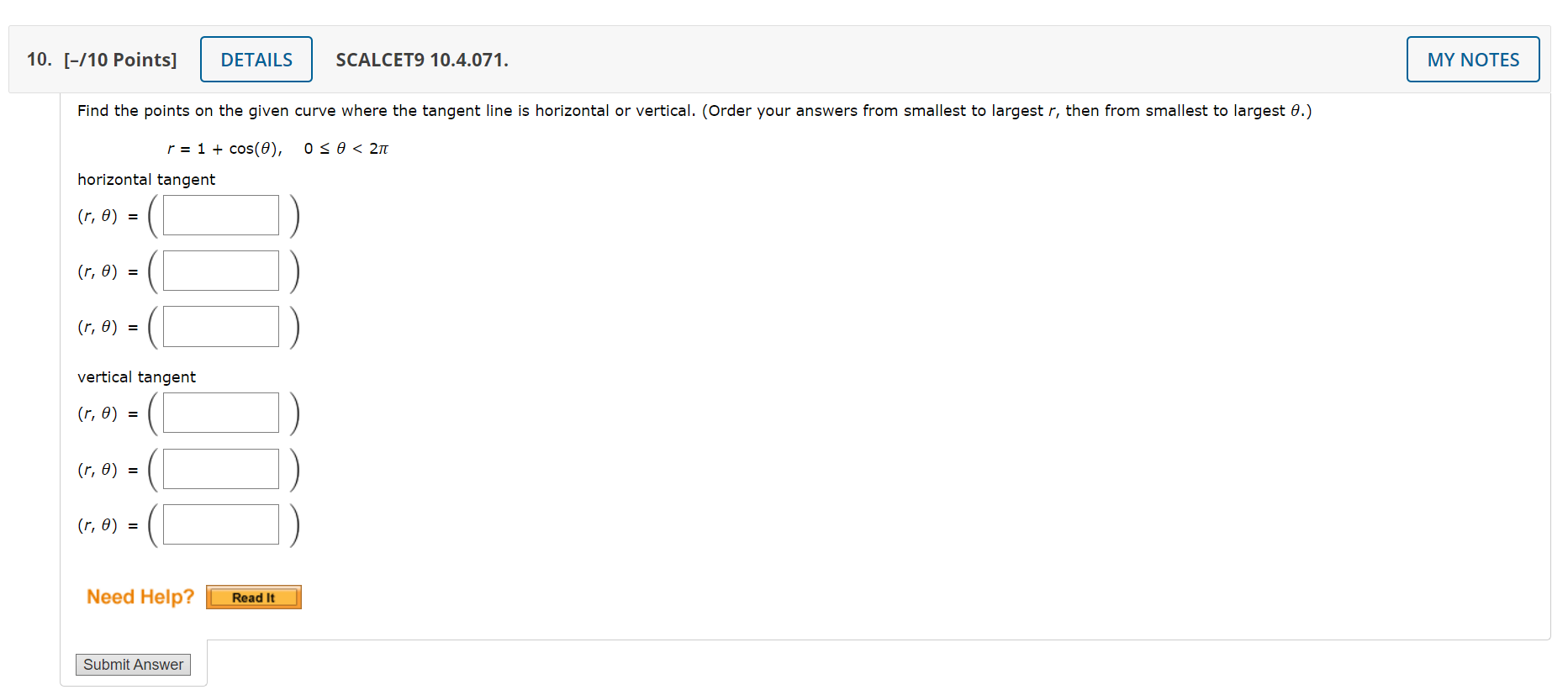 Solved Find the points on the given curve where the tangent | Chegg.com