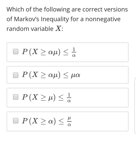 Solved Which of the following are correct versions of | Chegg.com