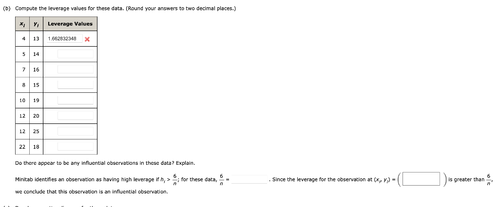 Solved A Statistical Program Is Recommended Consider The 6261