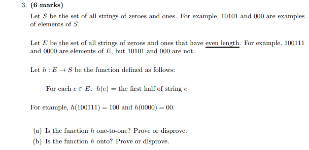 Solved Let S be the set of all strings of zeroes and ones. | Chegg.com