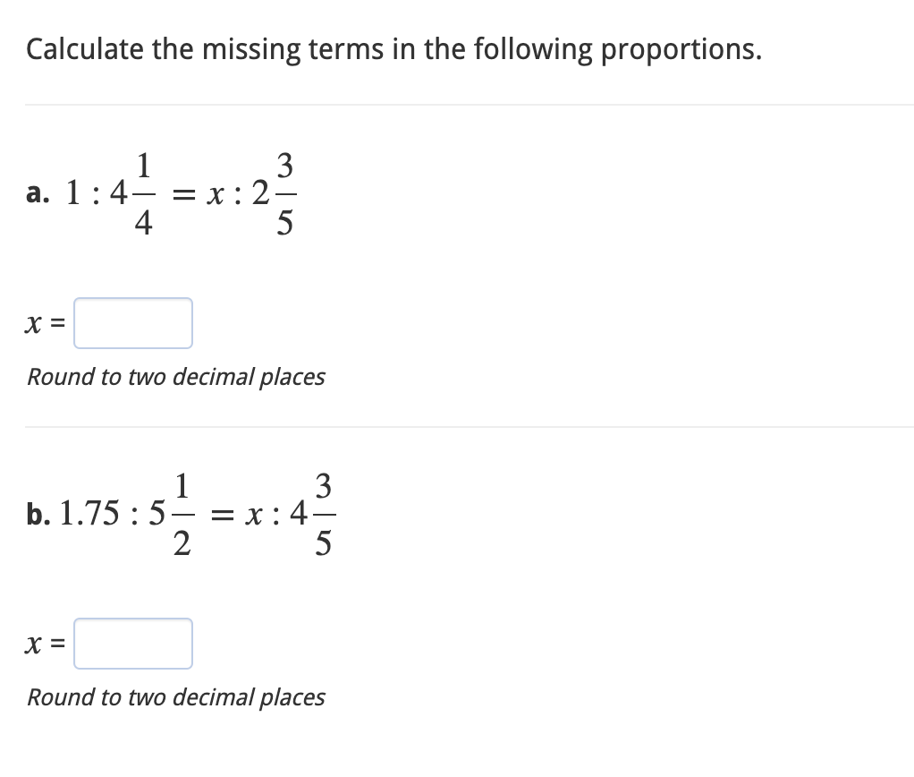 Solved Calculate the missing terms in the following | Chegg.com