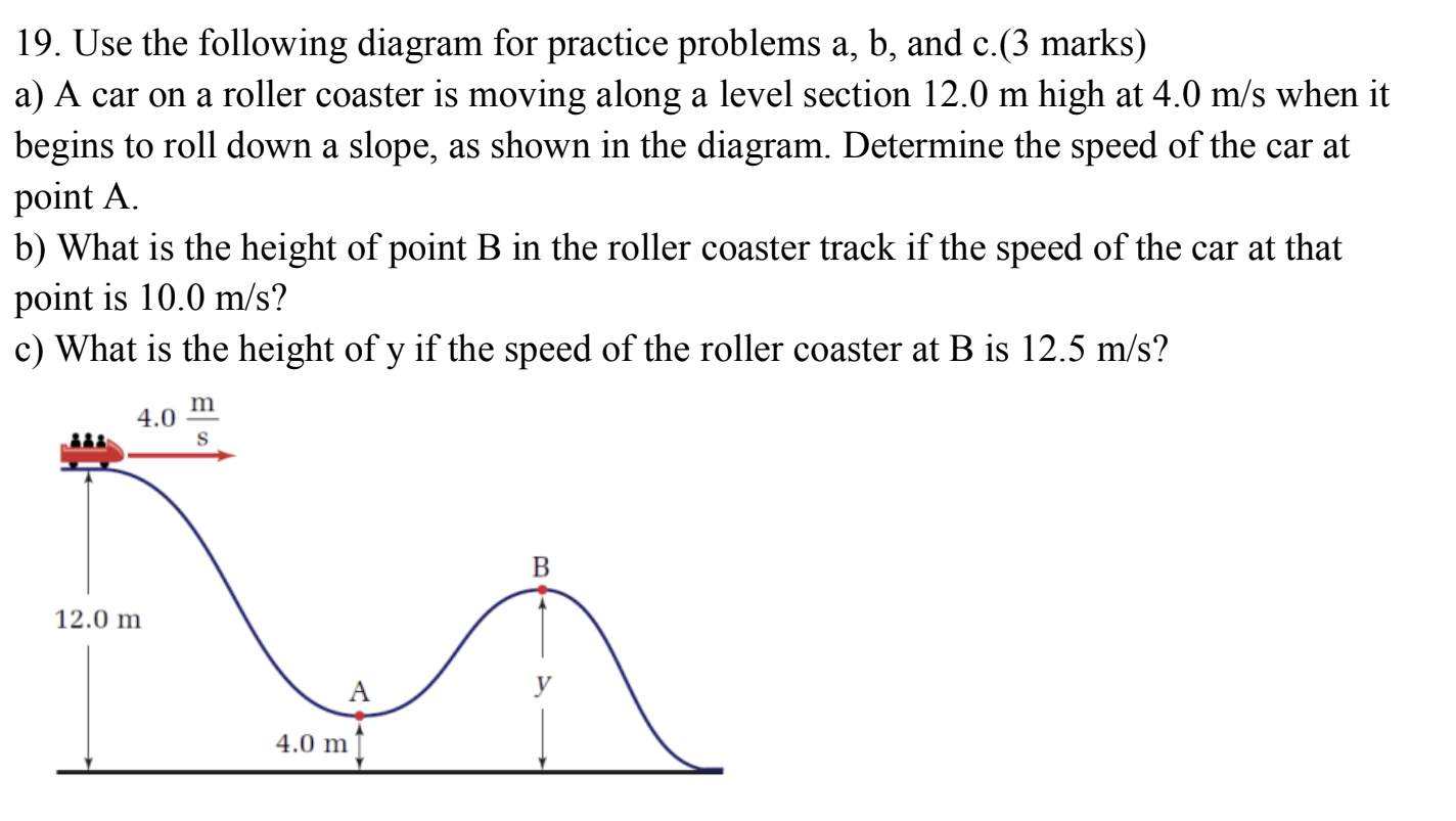 Solved 19. Use the following diagram for practice problems | Chegg.com