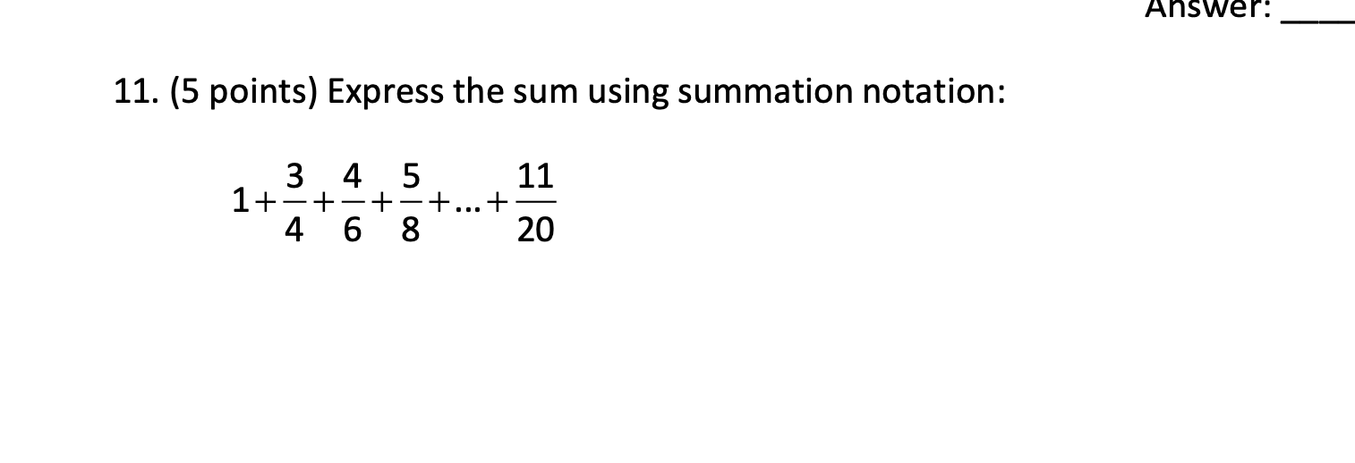 Solved 9. (3 points) Find the sum of the first 40 terms of | Chegg.com