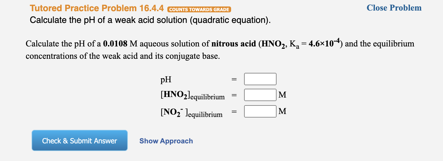 Solved Close Problem Tutored Practice Problem 16.4.4 COUNTS | Chegg.com