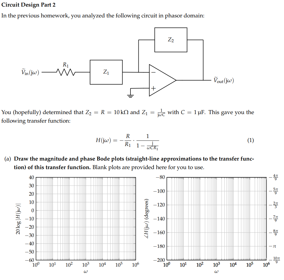 Solved In the previous homework, you analyzed the following | Chegg.com