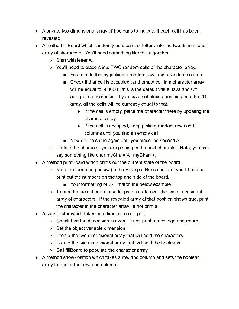 Solved In this assignment, we will create a text based | Chegg.com