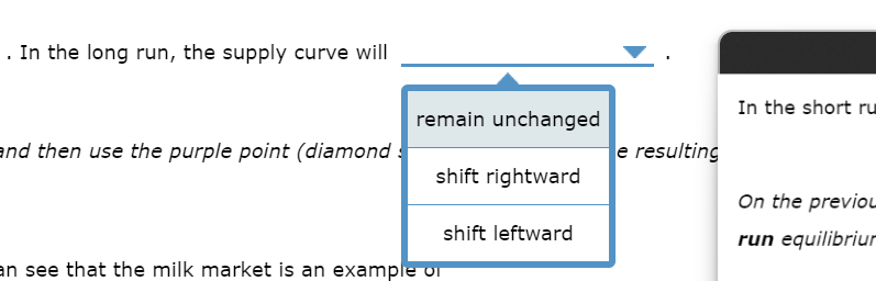 Solved In the short run, firms will In the short | Chegg.com