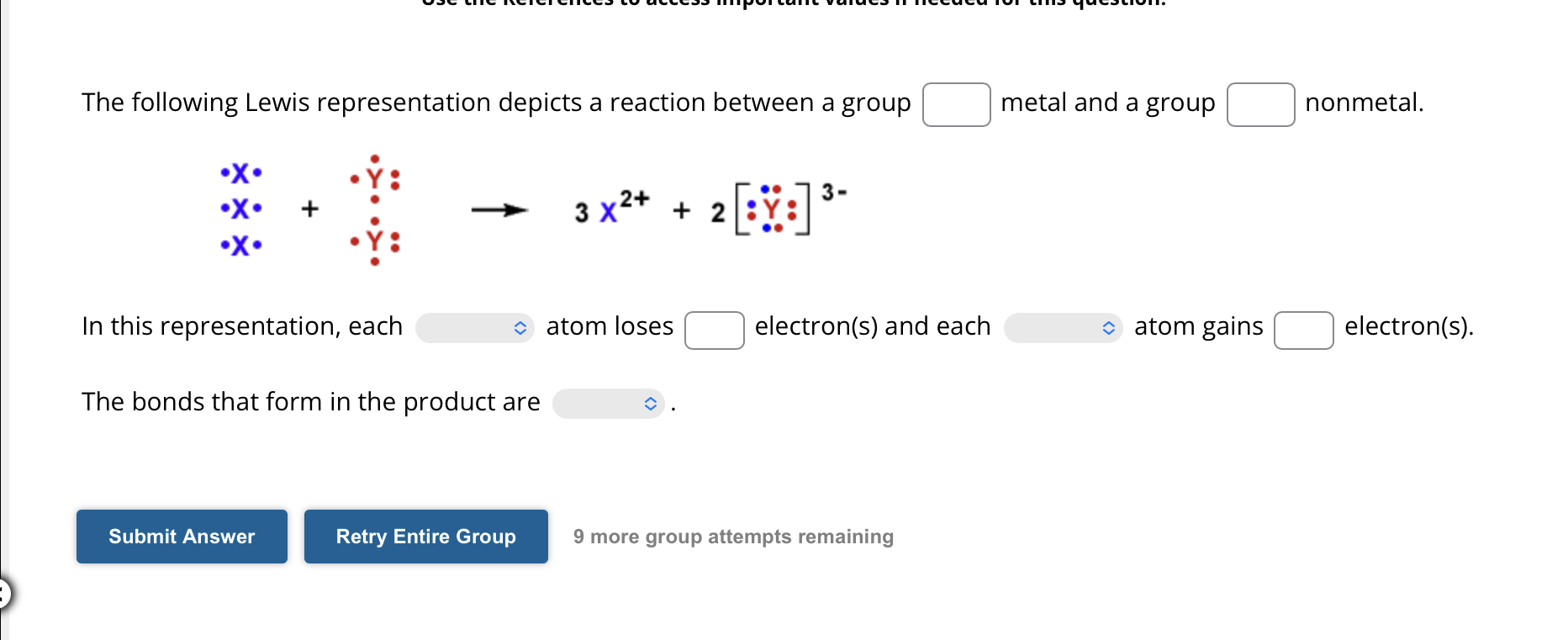 Solved The following Lewis representation depicts a reaction | Chegg.com