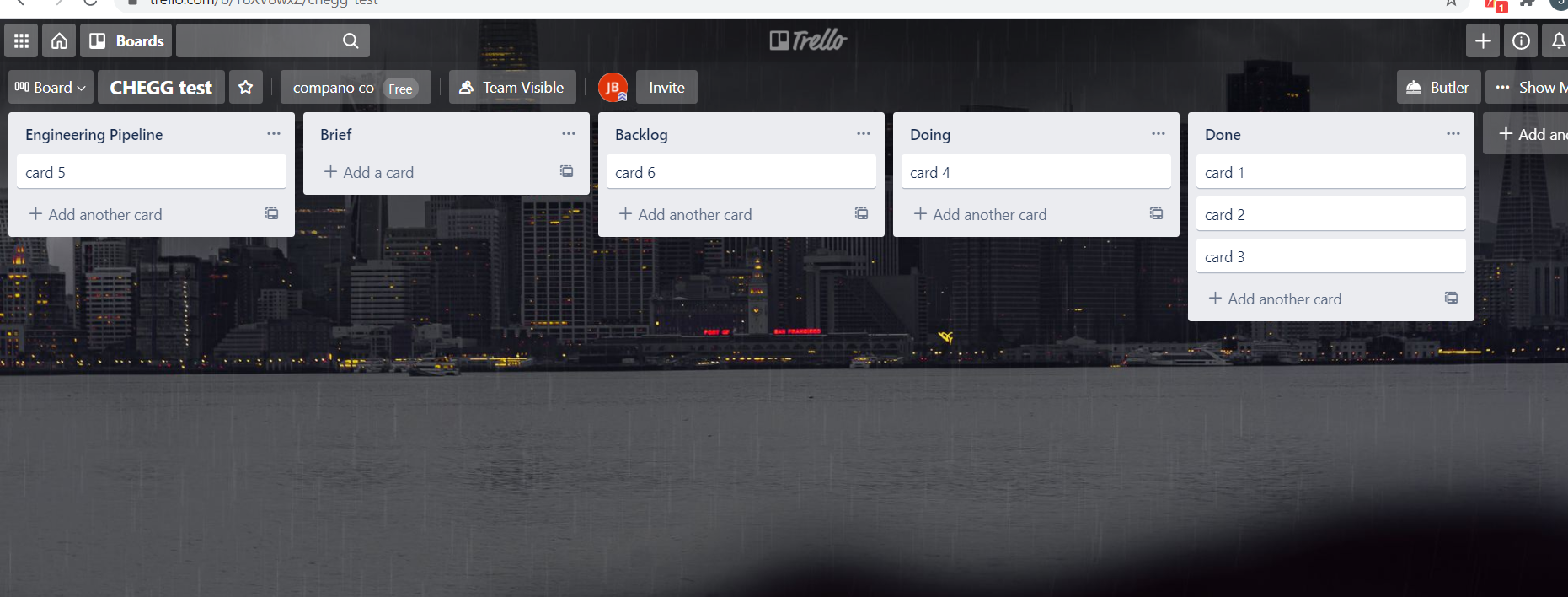PYTHON CODE !! Trello is an online Kanaban style | Chegg.com