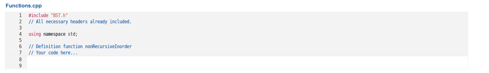 Solved Instructions The class BST creates binary search | Chegg.com