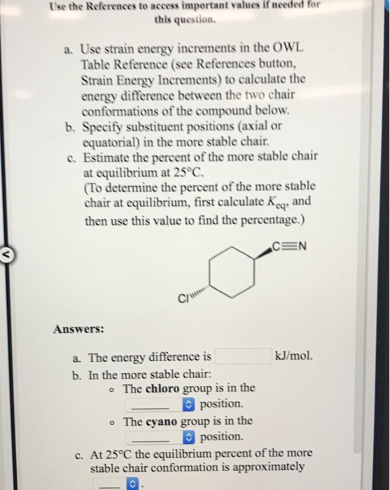 Solved Use the References to access important values if | Chegg.com
