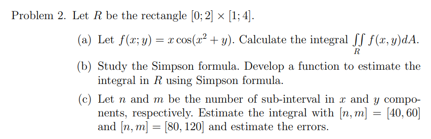 Solved Please provide all the theory and formula! Use Matlab | Chegg.com