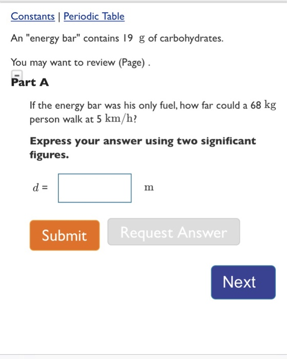 Solved Constants Periodic Table An "energy bar" contains 19 | Chegg.com