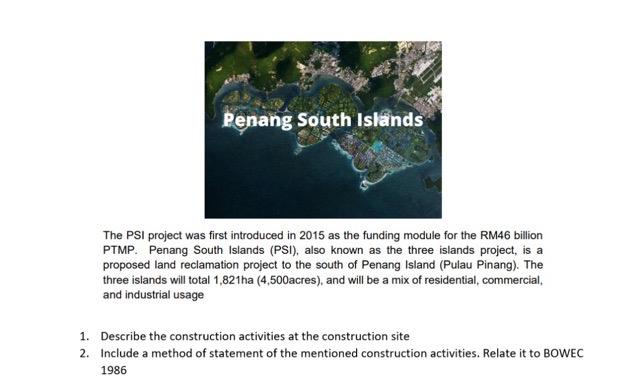 Solved The PSI project was first introduced in 2015 as the | Chegg.com