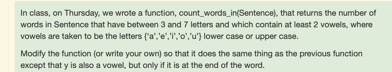 Solved Question : Code that needs to be modified: def | Chegg.com