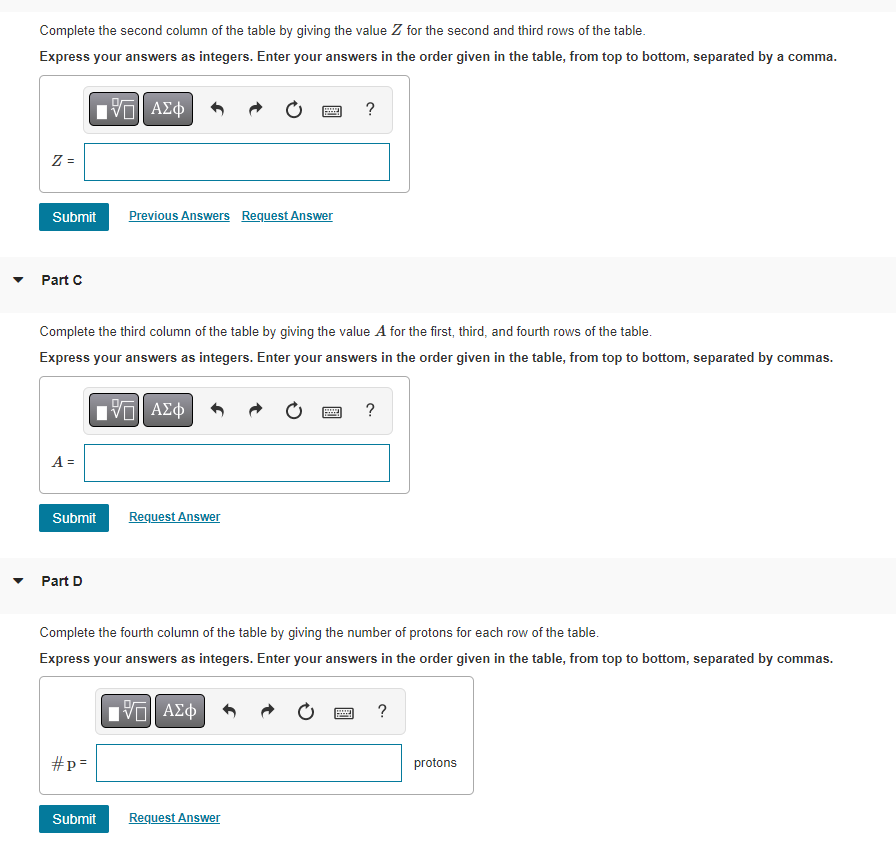 Solved Fill in the blanks to complete the table.Complete the | Chegg.com