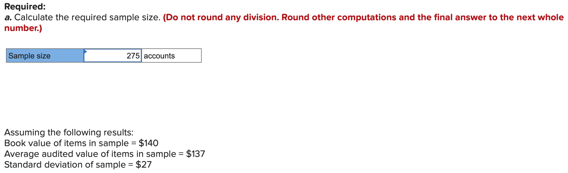 Rachel Robertson wishes to use mean-per-unit sampling | Chegg.com