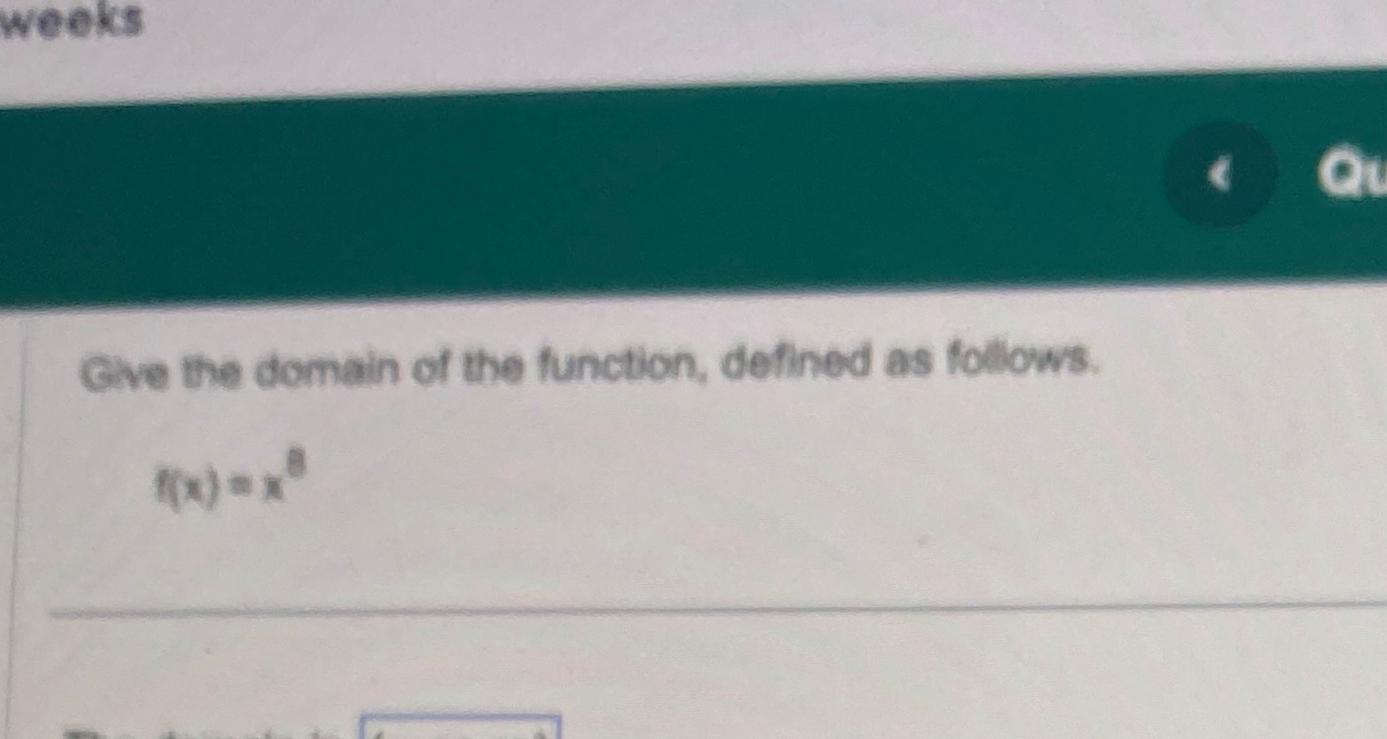 Solved Ge the domain of the function, defined as | Chegg.com