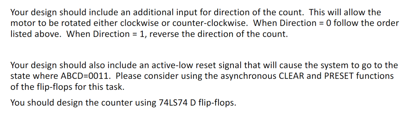 Solved You are to design a state machine capable of | Chegg.com