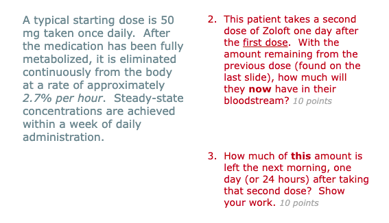 A typical starting dose is 50 1. A patient with takes | Chegg.com
