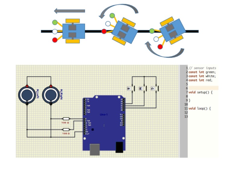 Solved 4. Complete the program at the right for controlling | Chegg.com