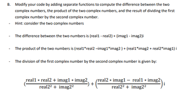 Solved 1. Complex numbers are numbers that consist of a real | Chegg.com
