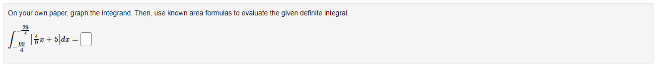 Solved On your own paper, graph the integrand. Then, use | Chegg.com
