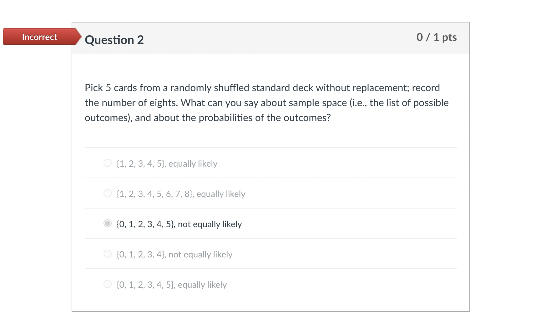Solved Pick 5 cards from a randomly shuffled standard deck | Chegg.com