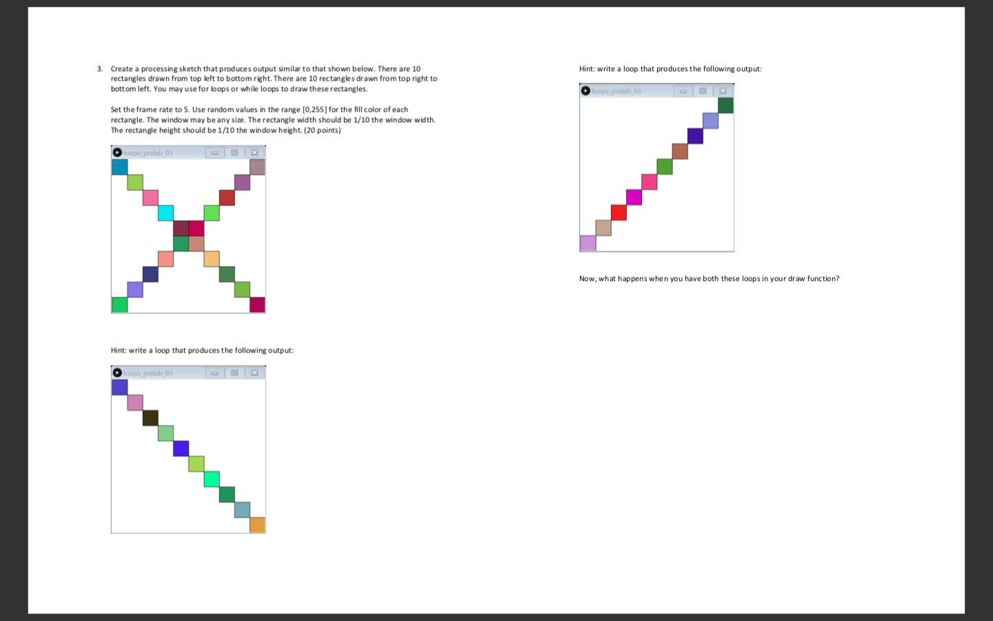 Hint: write a loop that produces the following | Chegg.com