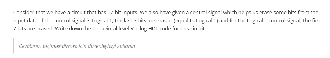 Solved Consider that we have a circuit that has 17-bit | Chegg.com