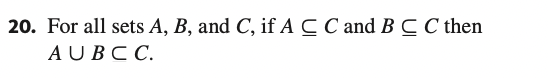 Solved Use an element argument to prove each statement in | Chegg.com