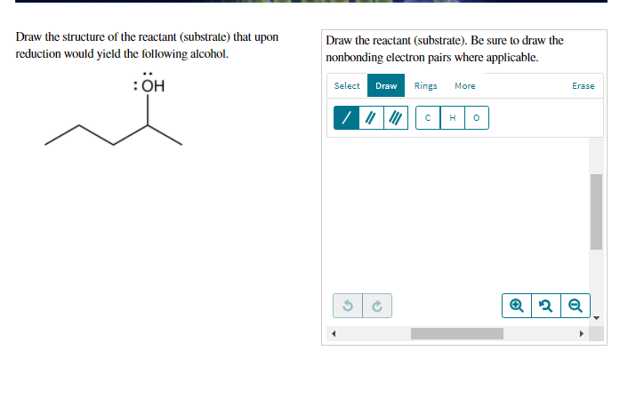 Solved Draw the structure of the reactant (substrate) that | Chegg.com