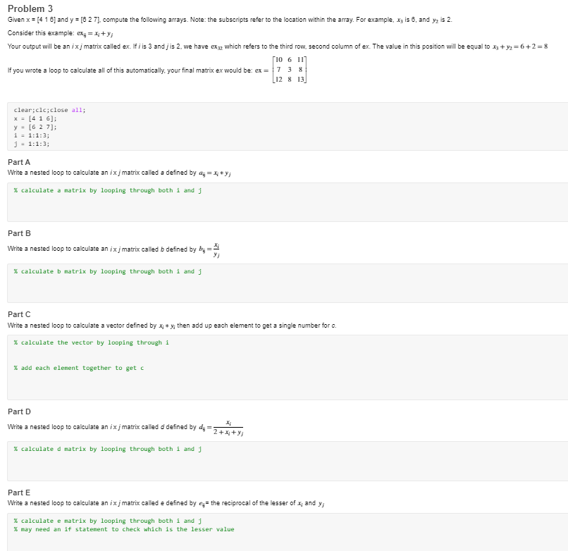 Solved Problem 3 Given x = [416] and y = [827]. compute the | Chegg.com
