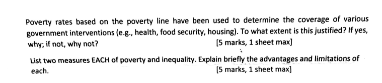 Solved Poverty rates based on the poverty line have been | Chegg.com
