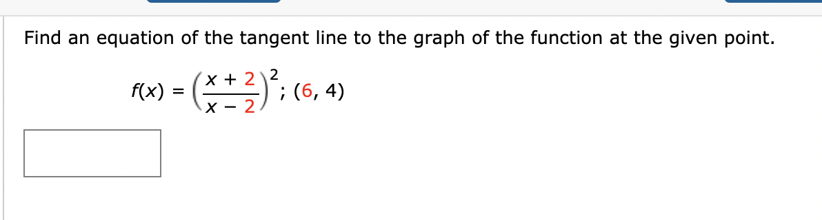 Solved Find an equation of the tangent line to the graph of | Chegg.com