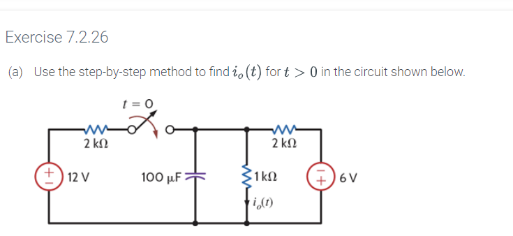 Solved Exercise 7.2.26 (a) Use the step-by-step method to | Chegg.com